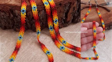 KOLAY VE ŞIK BONCUK GÖZLÜK İPİ YAPIMI MAKING BEAD GLASSES THREAD