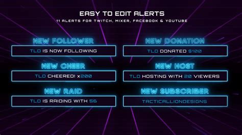Glow Neon Stream Package TacticalLionDesigns
