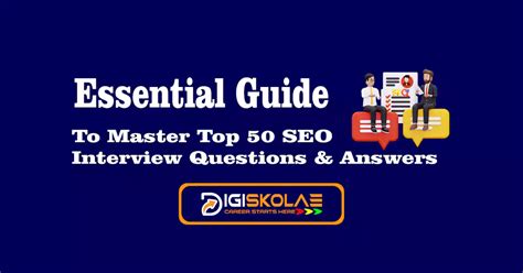 Top 50 SEO Interview Questions And Answers 2023