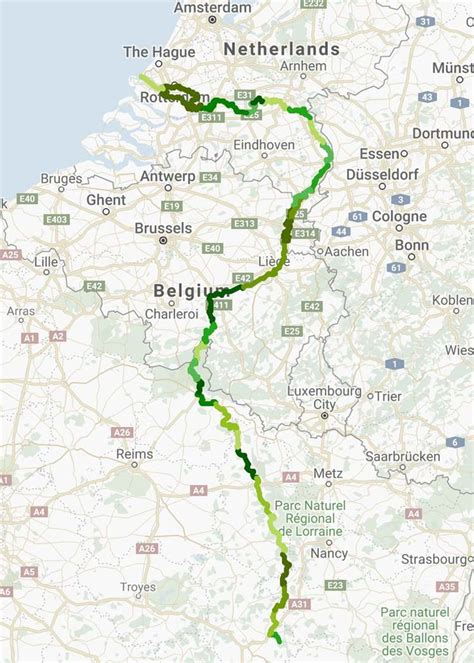 EuroVelo 19 Meuse Cycle Route French Section Cycling Route Bike