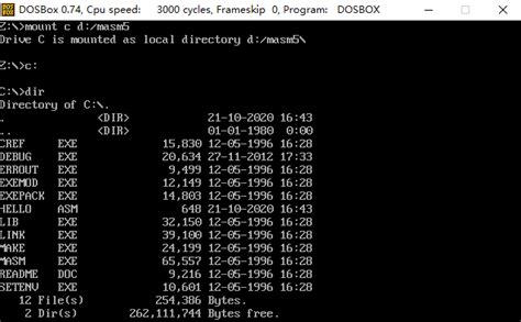 x86汇编语言 编写第一个汇编程序hello world 完整的x86汇编语言程序 csdn博客