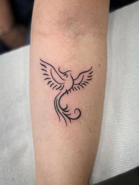 Simple Phoenix Tattoo Simple Phoenix Tattoo Phoenix Feather Tattoos