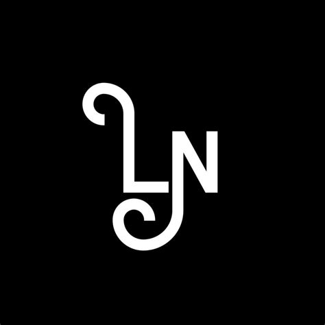 En el diseño del logotipo de la letra letras iniciales en el icono del