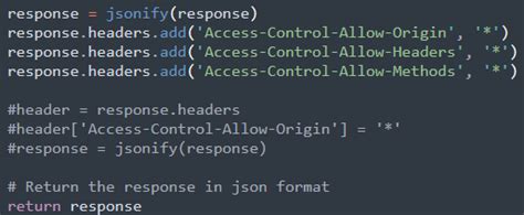 javascript finicky cors behavior in python flask stack overflow