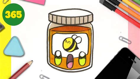 Comment Dessiner Une Pot De Miel Kawaii Dessins Kawaii Faciles The