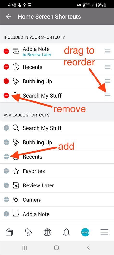 Home Screen Shortcuts On Mobile Bublup