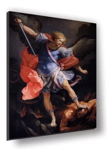 Cuadro Canvas Bastidor Sacro San Miguel Arc Ngel Reni X Env O Gratis