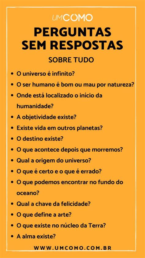 20 PERGUNTAS misteriosas SEM RESPOSTAS científicas filosóficas e