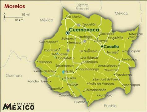 Morelos México México Fotos de mexico Mapa de mexico