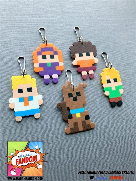 Scooby Doo Party Favors Zipper Pull Charms Keychains 80 S Cartoon