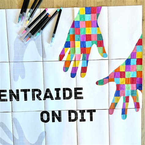 Un coloriage géant contre le harcèlement