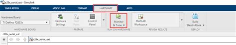 parameter tuning and signal logging with serial communication matlab and simulink