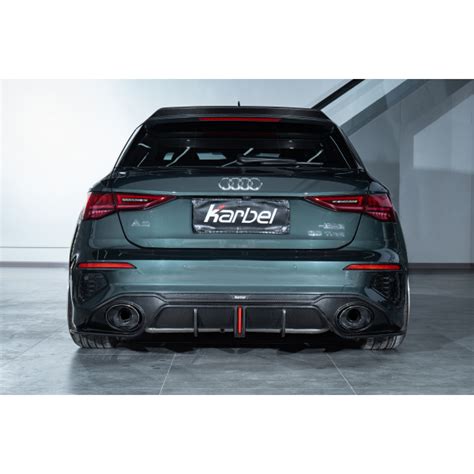 KARBEL AUDI A3 S3 RS3 8Y DYFUZOR ZDERZAKA TYŁ