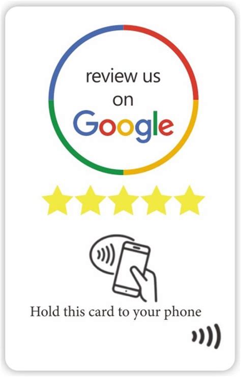 Google Nfc Review Card Nfc Tap To Phone Recensie Kaart Boost Je