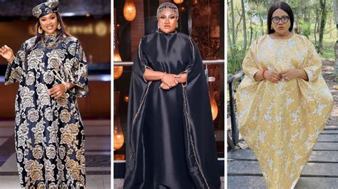 Bubu And Kaftan Styles For Mature Women Latest Rich Aunty Vibes Gown