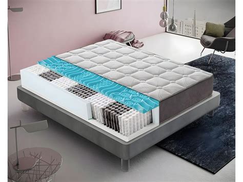 Matelas à ressorts ensachés et memory foam memory foam 5 cm