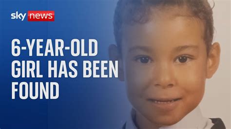 Missing Six Year Old Girl Found Safe And Well Police Say Youtube