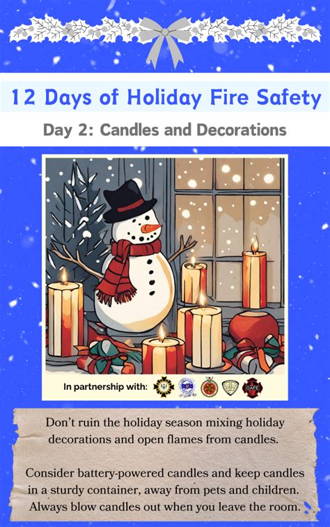12 Days Of Holiday Fire Safety Emergency Management