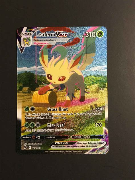 Pokemon Leafeon VMAX Alternate Art Secret Ayanawebzine