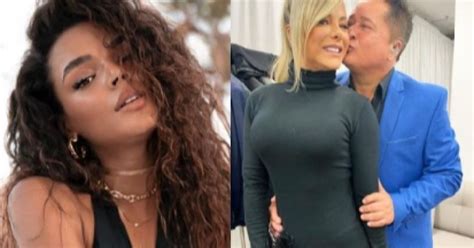 Ex bailarina do Faustão esclarece relação Leonardo marido de