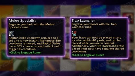 SoD Phase 2 New Runes For All 9 Playable Classes WowVendor