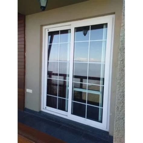 White Rectangular Upvc Sliding Door With Jorgen Bar At 520 00 INR In