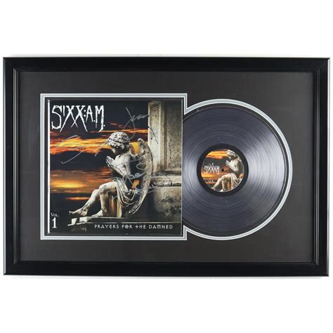 Nikki Sixx DJ Ashba James Michael Signed Sixx A M Prayers For The