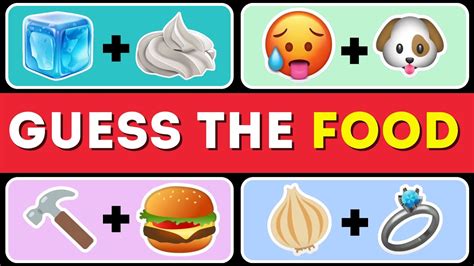 Guess The Food By Emoji Food And Drink Emoji Quiz Youtube