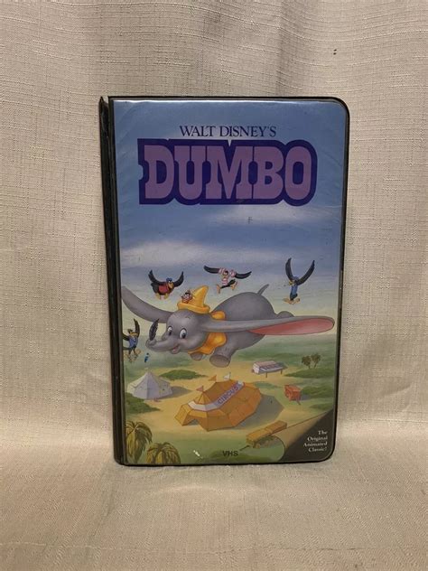 Walt Disney Classic Dumbo Black Diamond Vhs Rare Collectors Factory