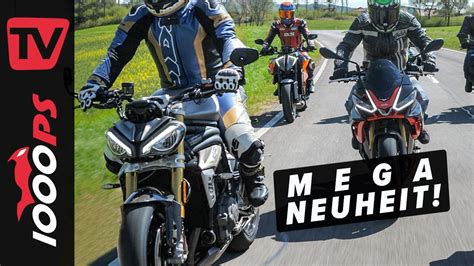 Video Was F R Ein Einstand Triumph Speed Triple Rs Im Hyper Naked