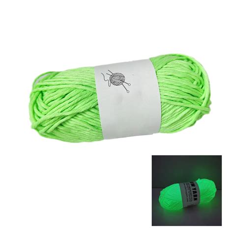 Glowing Yarn Luminous Wool DIY Woven Hand Knitted Polyester DIY Yarn