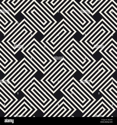 Vector Seamless Pattern Modern Stylish Abstract Texture Repeating