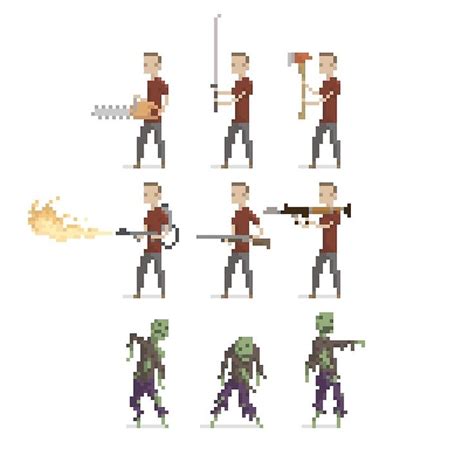 Apocalypse Survival Zombie Apocalypse Pixel Art Pokemon Pixel Art