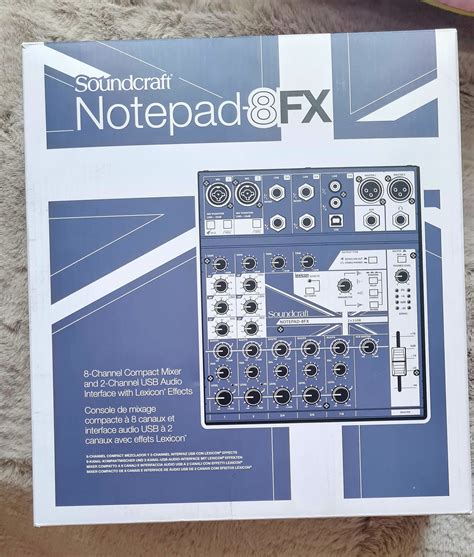 Notepad 8FX Soundcraft Notepad 8FX Audiofanzine