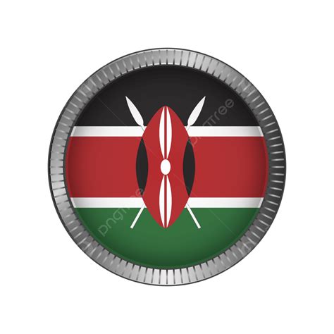 Kenya Flag Kenya Flag Kenya Flag Shinning PNG And Vector With