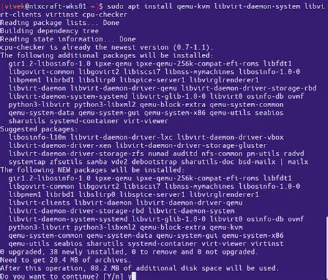 how to install kvm on ubuntu 20 04 lts headless server
