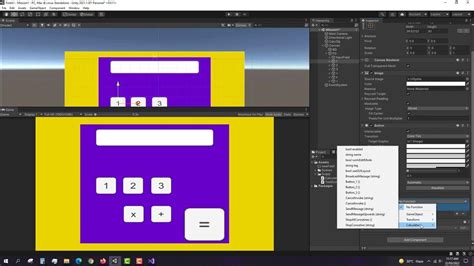 unity 3d a basic calculator app lec 3 unity 3d game development for beginners urdu hindi