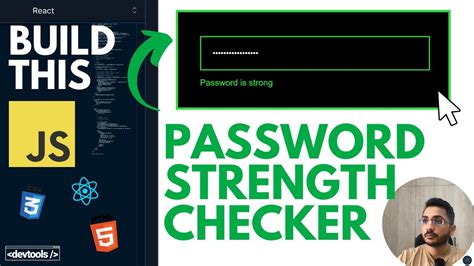 How I Built A Password Strength Checker In React Js Javascript