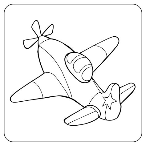 Aeroplane Coloring Pages