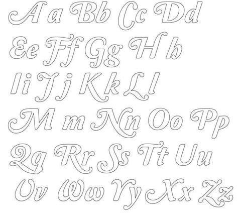Moldes de letras cursivas mayÚsculas y minÚsculas en pdf Artofit