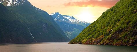 Norvège fjord Voyage Carte Plan