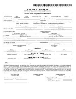 Fillable Online Insurance Arkansas 2022 Accident And Health Policy