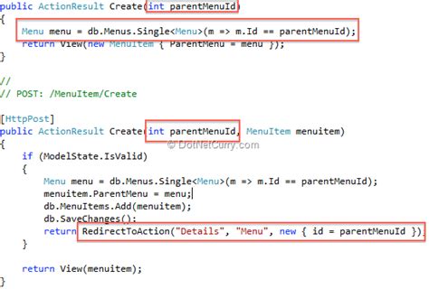 dynamic menus in asp mvc 4 using ef code first and jquery dotnetcurry