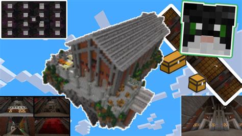 Minecraft Ile Volante Usine Timelaps YouTube