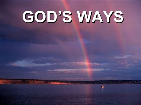 Gods Ways