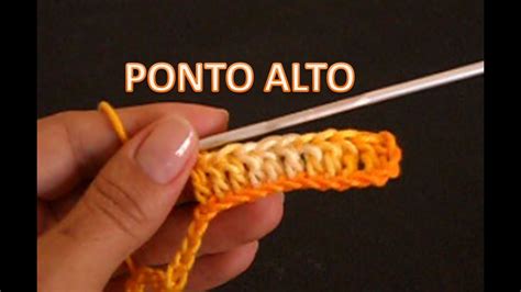 Crochê como fazer o ponto alto Pontos básicos do Crochê passo a