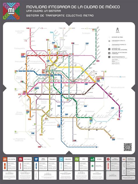 Mapa Metro CDMX líneas costos y horarios Entorno Turístico