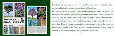 LIVRO ARVORES BRASILEIRAS VOLUME 1