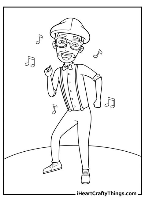 Blippi Coloring Book Page Coloring Pages
