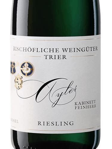 Bischöfliche Weingüter Trier Ayler Riesling Kabinett Feinherb Vivino